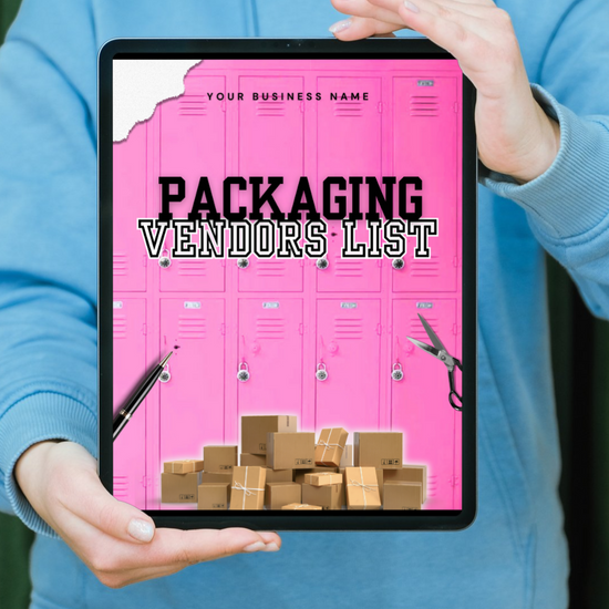 PLR Editable Packaging Vendors List – Glam Boss University